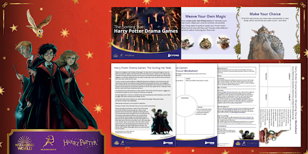 Harry Potter Sorting Hats | twinkl.co.uk