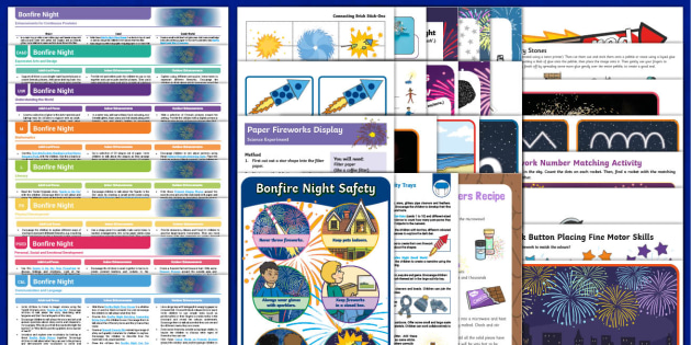 EYFS 2-4 Bonfire Night Planning & Continuous Provision Pack