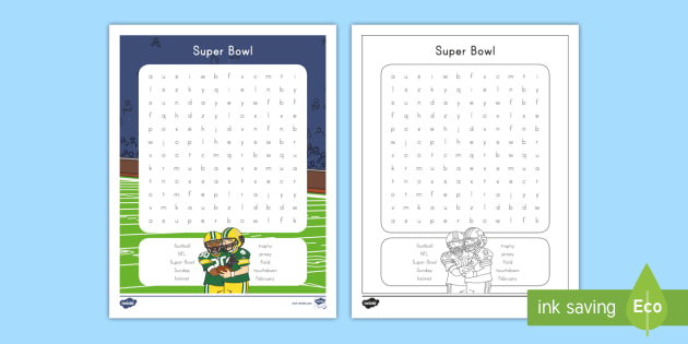 Super Bowl Word Search | ELA Teaching Resources | Twinkl