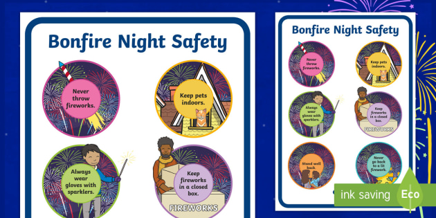 Firework / Bonfire Night Safety Posters - Display Resource