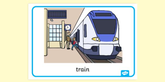 Train on Track Poster | Primary Resources