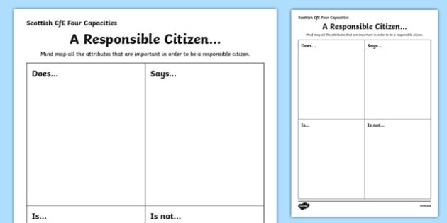 CfE Responsible Citizens - Scottish Learning Resources