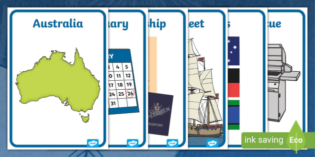 Australia Day Display Posters (teacher made)
