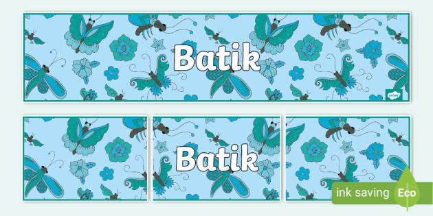 Batik Artworks | twinkl.co.uk