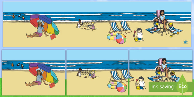 Summer Small World Background (teacher made)