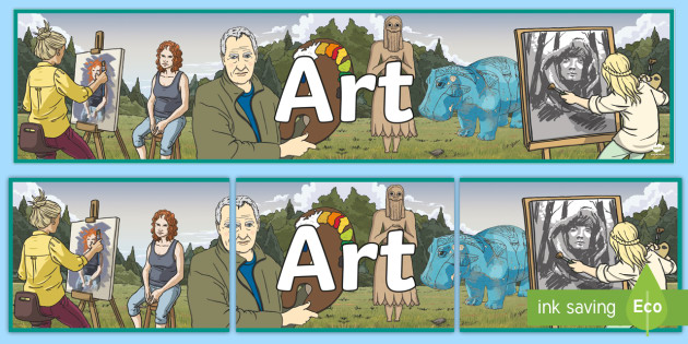 Art Display Banner (teacher made)