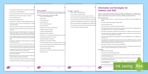 Autism Strategies and Information Guide - SEND Resources