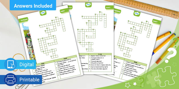 St David's Day Crossword Puzzle - AL - Twinkl Puzzled - Kids