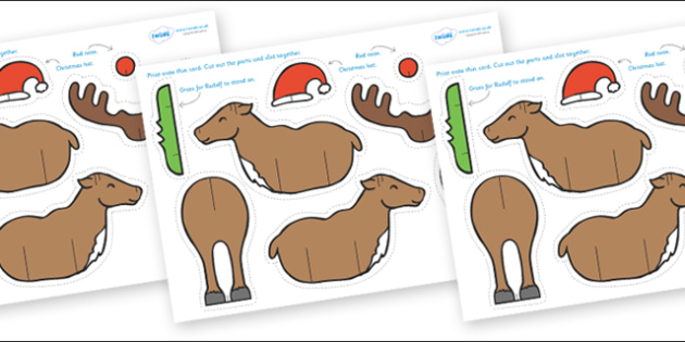 Rudolph the Red-Nosed Reindeer Worksheets