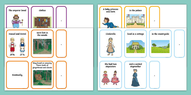 World Book Day: Sentence Building Cards (teacher made)