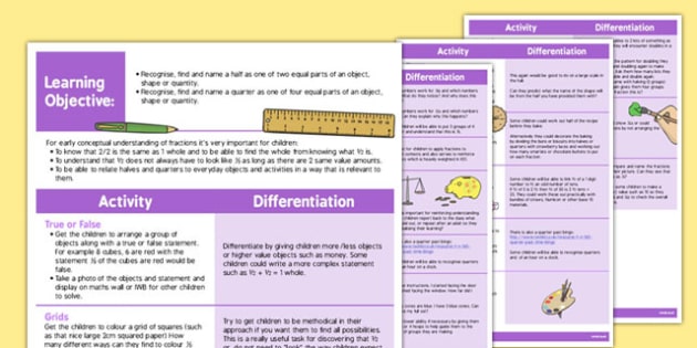 Find and Name Half One Two Equal Parts Object Shape Quantity