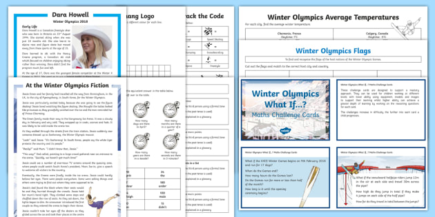 LKS2 Winter Olympics 2018 Resource Pack