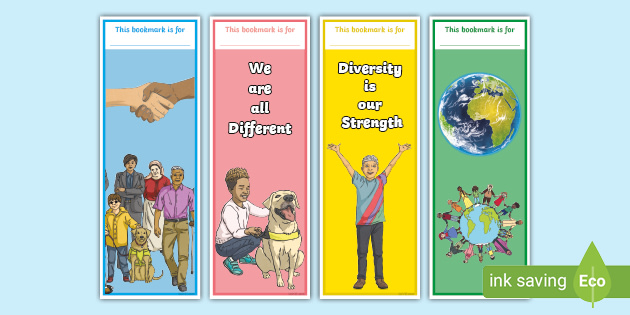 FREE! - Diversity Bookmarks - Primary Resources