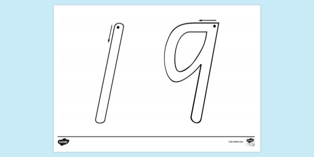 FREE! - Nineteen Colouring | Colouring Sheets (teacher made)