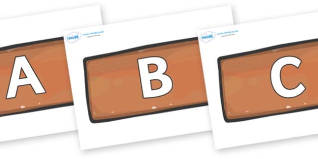 FREE! - A-Z Alphabet on Bricks (teacher made)