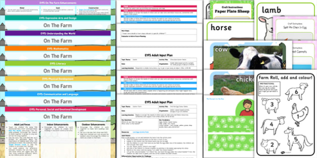 Farm Planning Pack | EYFS Medium-Term Planning: Animals