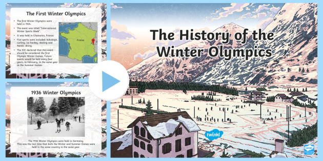 History of the Winter Olympics Assembly PowerPoint
