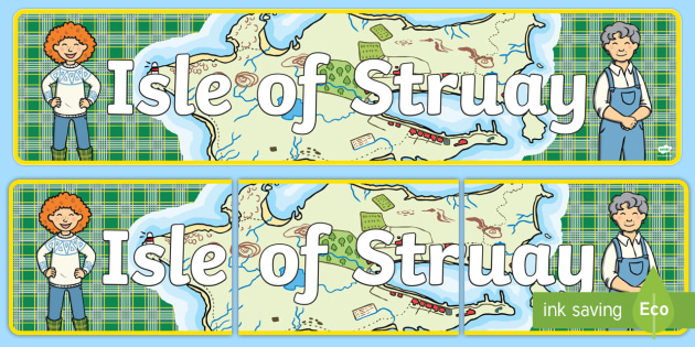 Isle of Struay Display Banner to Support Teaching on Katie Morag