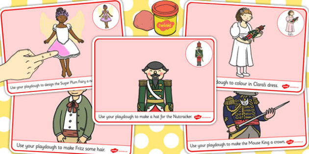 The Nutcracker Playdough Mats (teacher made)