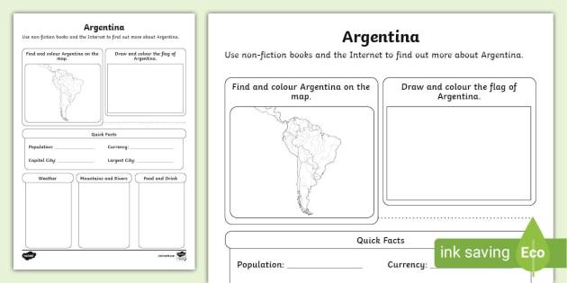KS1 Argentina Research Activity