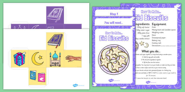 Making Eid Biscuits EYFS Resource Pack (teacher made)