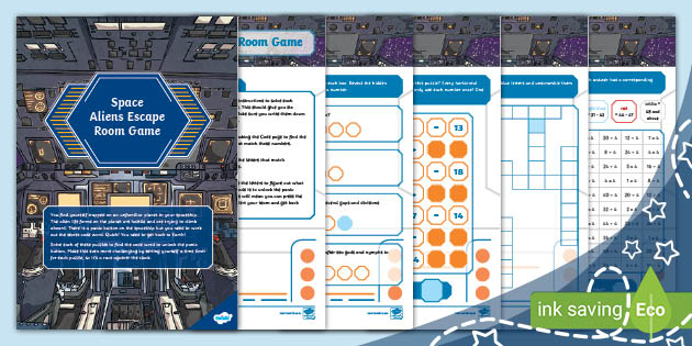 Space Aliens Escape Room Game (teacher made)