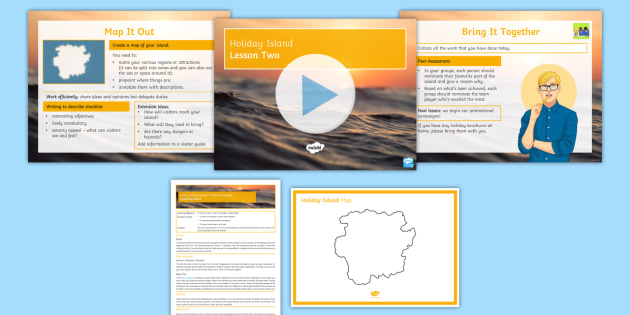 Key Skills for English: Holiday Island Lesson 2: Plan and Design