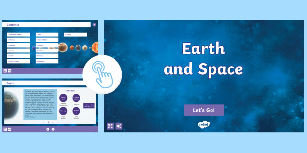 Interactive Earth and Space eBook | Twinkl Go!
