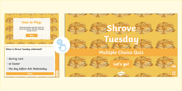 Shrove Tuesday Interactive Quiz