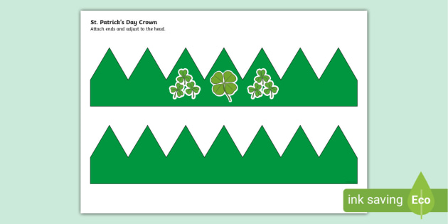 St. Patrick's Day Crown (teacher made)