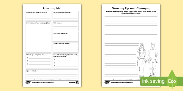 PSHE and Citizenship UKS2 Growing Up Home Learning Tasks