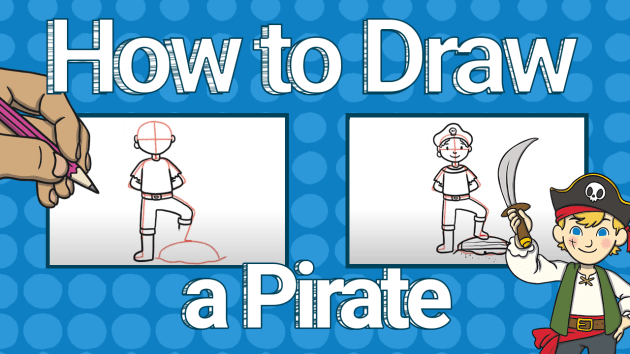 How to Draw a Pirate | Twinkl Kid's TV (teacher made)