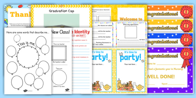 EYFS Transition Resource Pack - Transition from EYFS to KS1 Activities