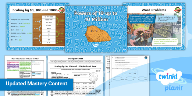 👉 Y6 Powers of 10 PlanIt Maths Lesson 1 (teacher made)