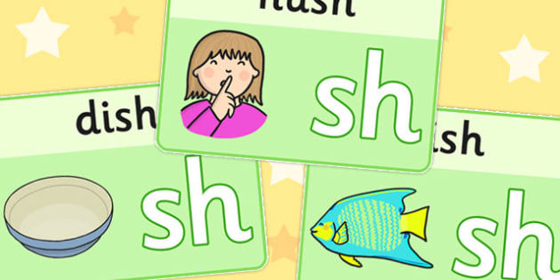 Final 'Sh' Sound Playdough Mats (teacher made)