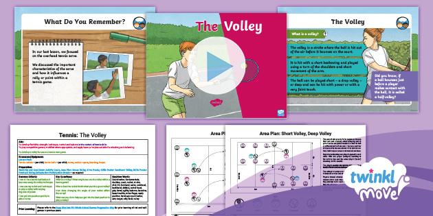 Tennis Volley Lesson Plan - Year 5 Outdoor PE - Twinkl Move