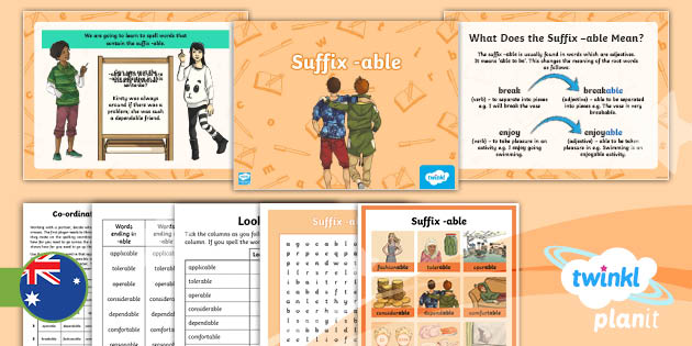Year 5 Spelling: Suffixes Lesson 2 (teacher made)