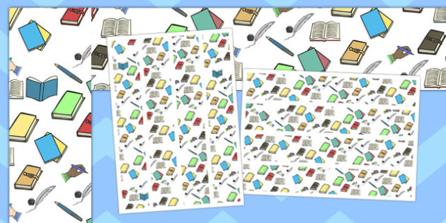 Writing Themed A3 Display Borders - writing, display borders