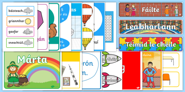 Classroom Essentials Display Pack (creat de profesori)