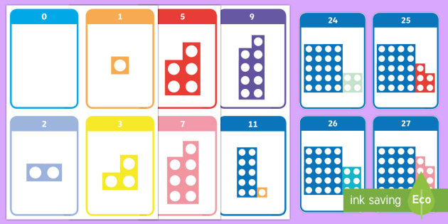 Number Shapes to 30 Display Cut-Outs - Concrete Manipulatives Aid