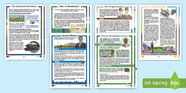 UKS2 August Differentiated Reading Comprehension Activity Pack