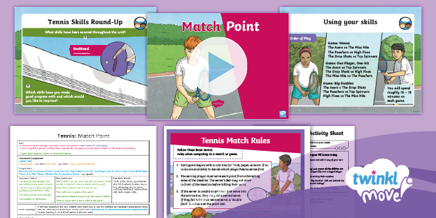 Tennis Mini Games - PE Tennis Games - Year 5 PE Lessons