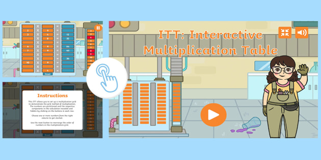👉 Teaching Tools: Interactive Multiplication Table
