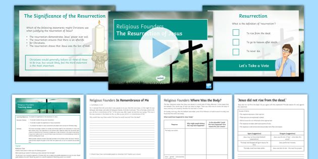 The Resurrection of Jesus Lesson Pack (teacher made)