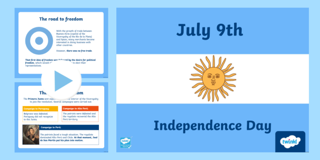Independence Day - Argentina - July 9th (teacher made)