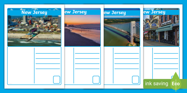 FREE! - New Jersey Postcards (Teacher-Made)