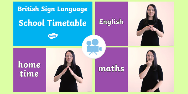 Bsl Sign For Subject