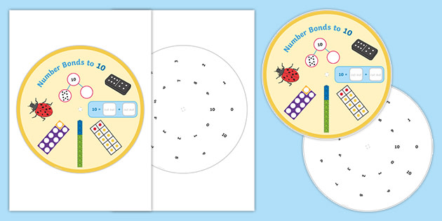 👉 Number Bonds to 10 Spin Wheel