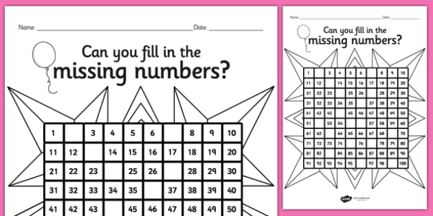 Diwali Missing Numbers Number Square - counting aid, maths, hindu Diwali Missing Numbers Number Square - counting aid, maths, hindu