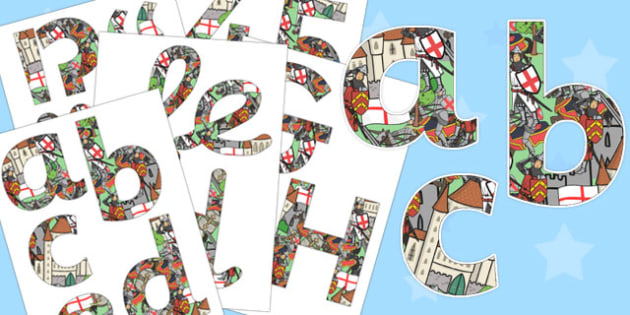 Castles Display Lettering (teacher made)